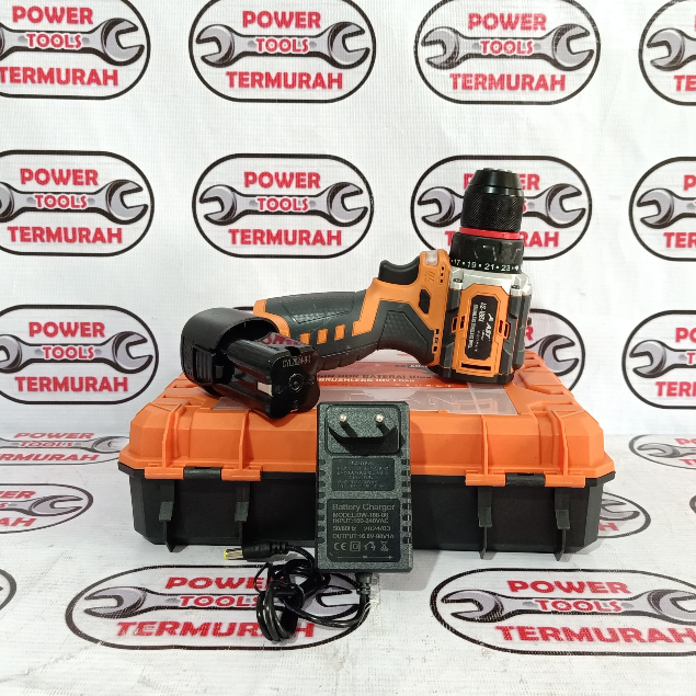 Jual Mesin BOR CAS BATTERY AST by BULL 10mm / Cordless drill 10mm AST ...