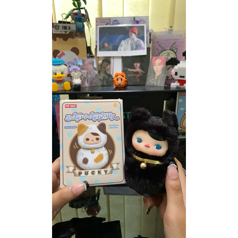 Jual Pucky Roly Poly Kitty Popmart Selected Black Cat / Kucing Hitam ...