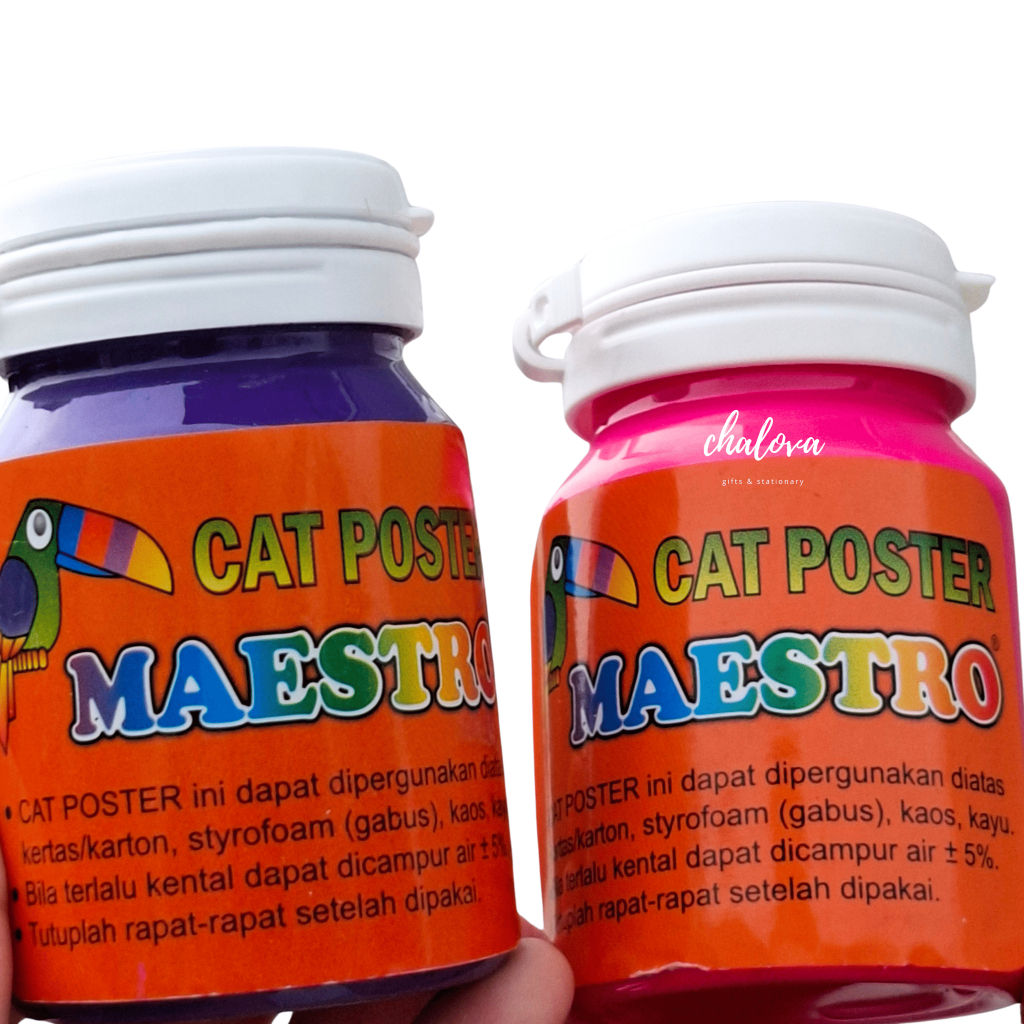 Jual [PCS] CAT POSTER MAESTRO 100 CC / CAT KARTON / CAT STYROFOAM GABUS ...
