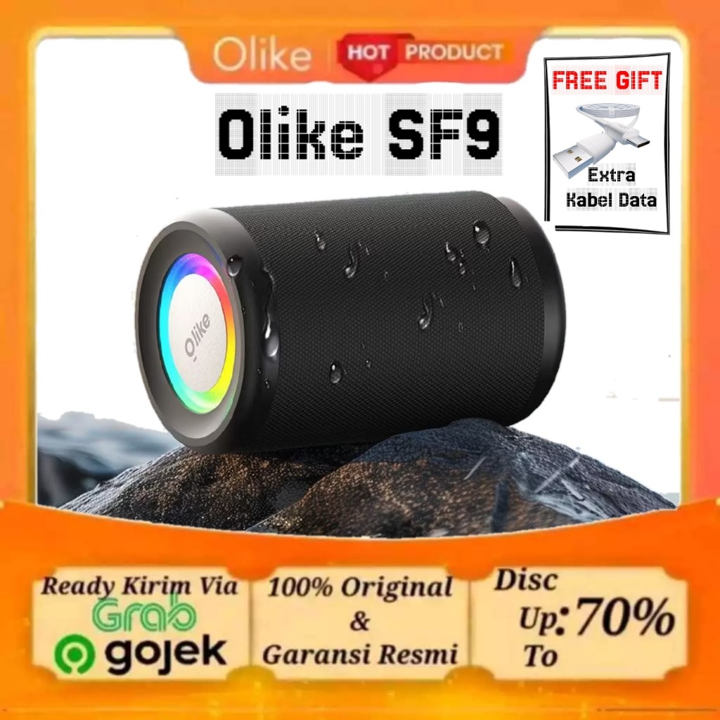 Jual Olike SF9 Speaker Bluetooth Mini Wireless RGB Light Musik Box ...