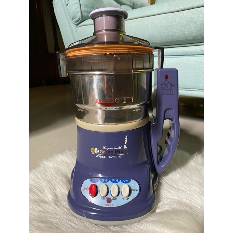 Jual Chopper Blender Juicer Green Mix DA700-G Korea Second | Shopee ...