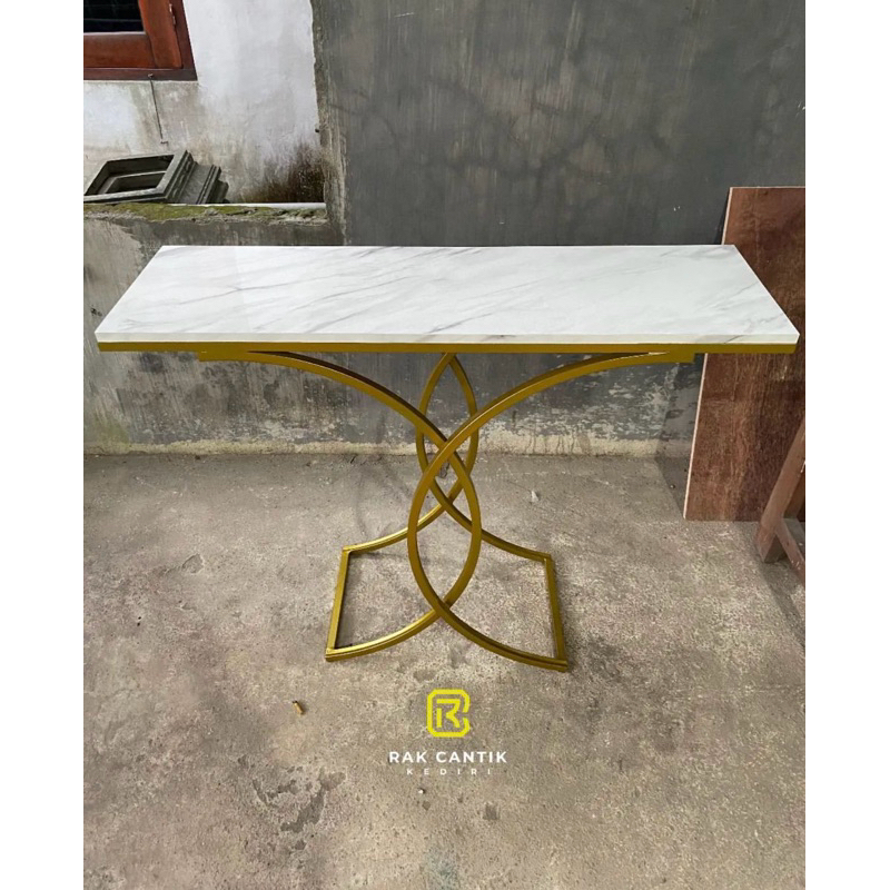 Jual Meja console besi minimalis mewah | Shopee Indonesia