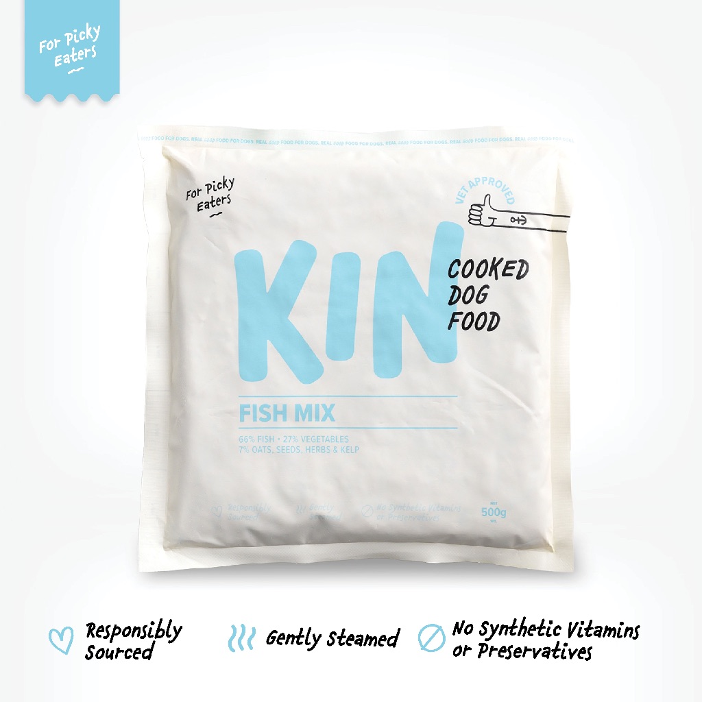Jual KIN DOG FOOD Fish Mix 500g (Cooked) | Shopee Indonesia