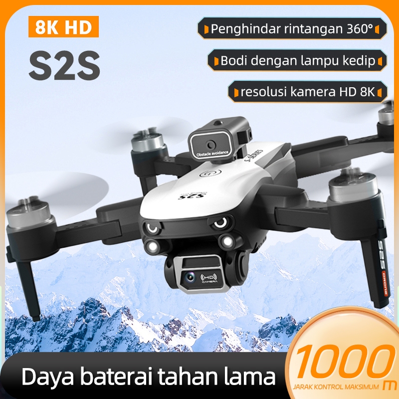 Jual S2S Drone kamera jarak jauh fotografi udara profesional murah dual camera drone premium ...