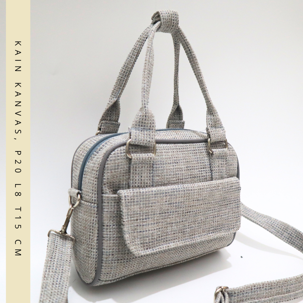 Jual Tas Selempang Wanita Kain Kanvas Elegan - Multifungsi Casual Chic ...