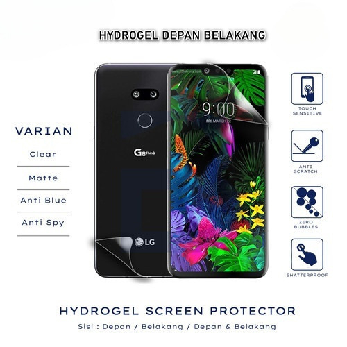Jual Anti gores Hydrogel LG V10 /V20 /V30 /V30S THINQ /V35 THINQ /V40 THINQ /V50 THINQ 5G /V60 ...