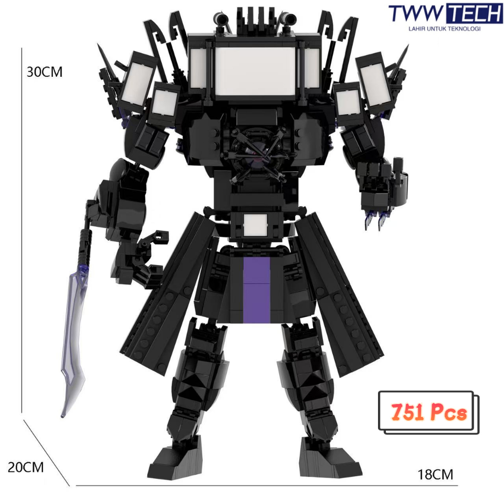 Jual TWW Skibidi Toilet/Titan TV Man/Titan TV Man Murah/Titan TV Man ...