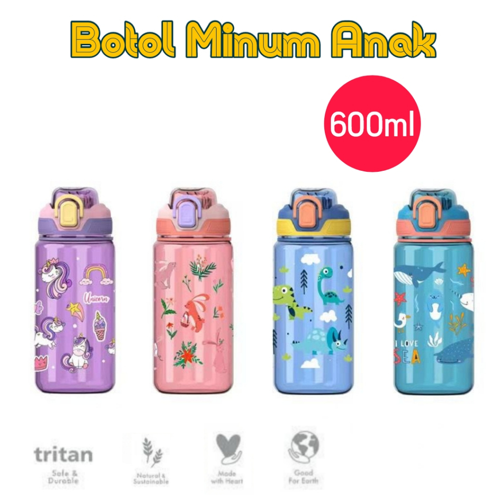Jual 𝗠𝗮𝘁𝗮𝗺𝗮𝘁𝗮 𝗚𝗿𝗼𝘀𝗶𝗿 - Botol Minum Anak Karakter Anak - Botol Minum ...