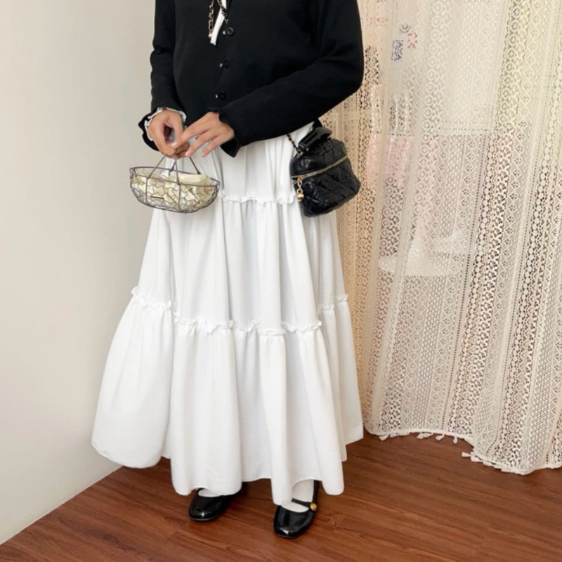 Jual ( LUXXITE.CO ) BISA INSTANT | Eidith Skirt - Rok Panjang Wanita ...