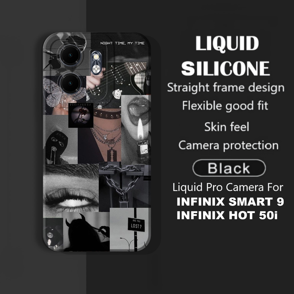 Jual RJ69 Softcase karet untuk Infinix Smart 9 Infinix Hot 50i Terbaru ...