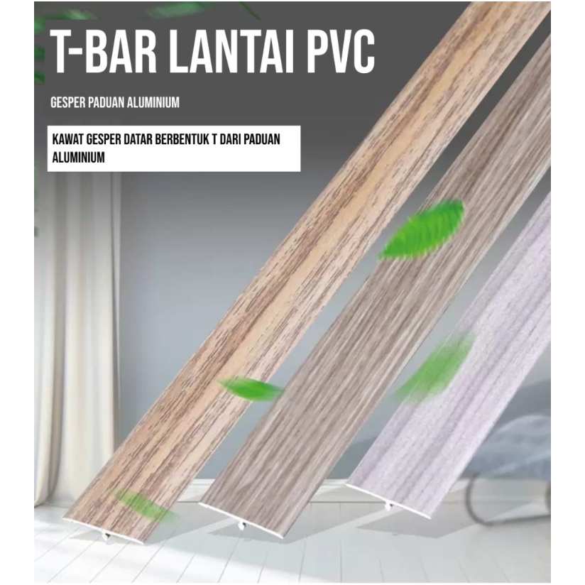 Jual List Transisi PVC Parkit Aksesoris Lantai Vinyl SPC List Pembatas ...