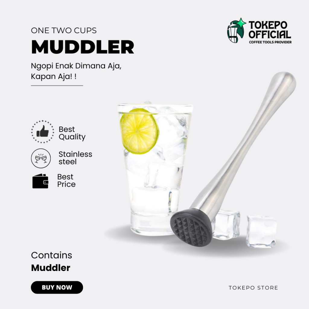 Jual Alat Tumbuk Bar Bartender Muddler Mixer Mojito DIY Cocktail Tools ...