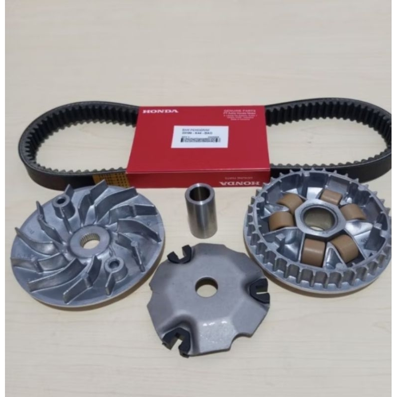 Jual Paket CVT K44 Rumah Roller Assy+Vanbelt+Kipas Beat Esp Beat FI Beat Pop Beat Street Vario ...