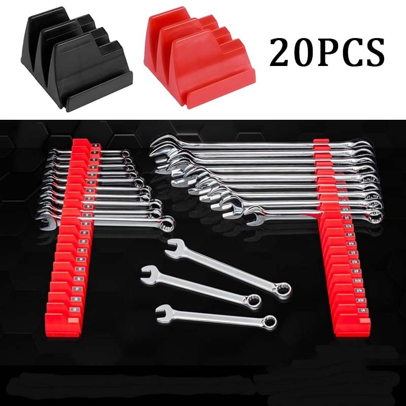 Jual 20 Slot Wrench Holder Wrench Organizer Dapat Dilepas Magnet Tool ...