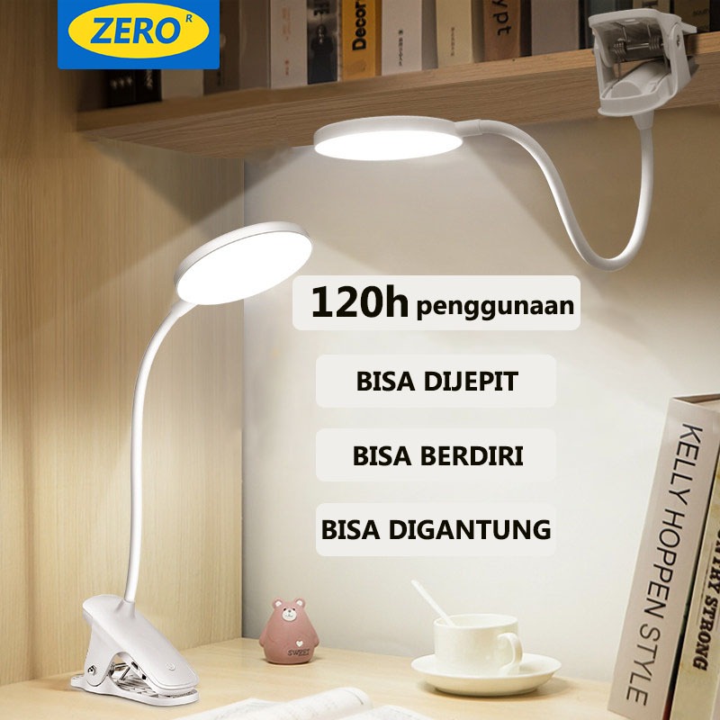 Jual Lampu Meja Lampu Belajar Jepit USB LED Portable Charge Touch Screen Adjustable 7000K ...
