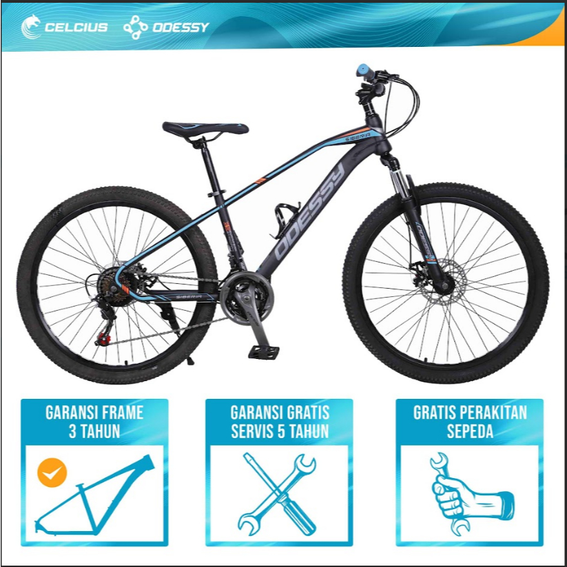 Jual Sepeda Gunung | Sepeda MTB ODESSY SIBERIA STEEL FRAME - 21 SPEED ...
