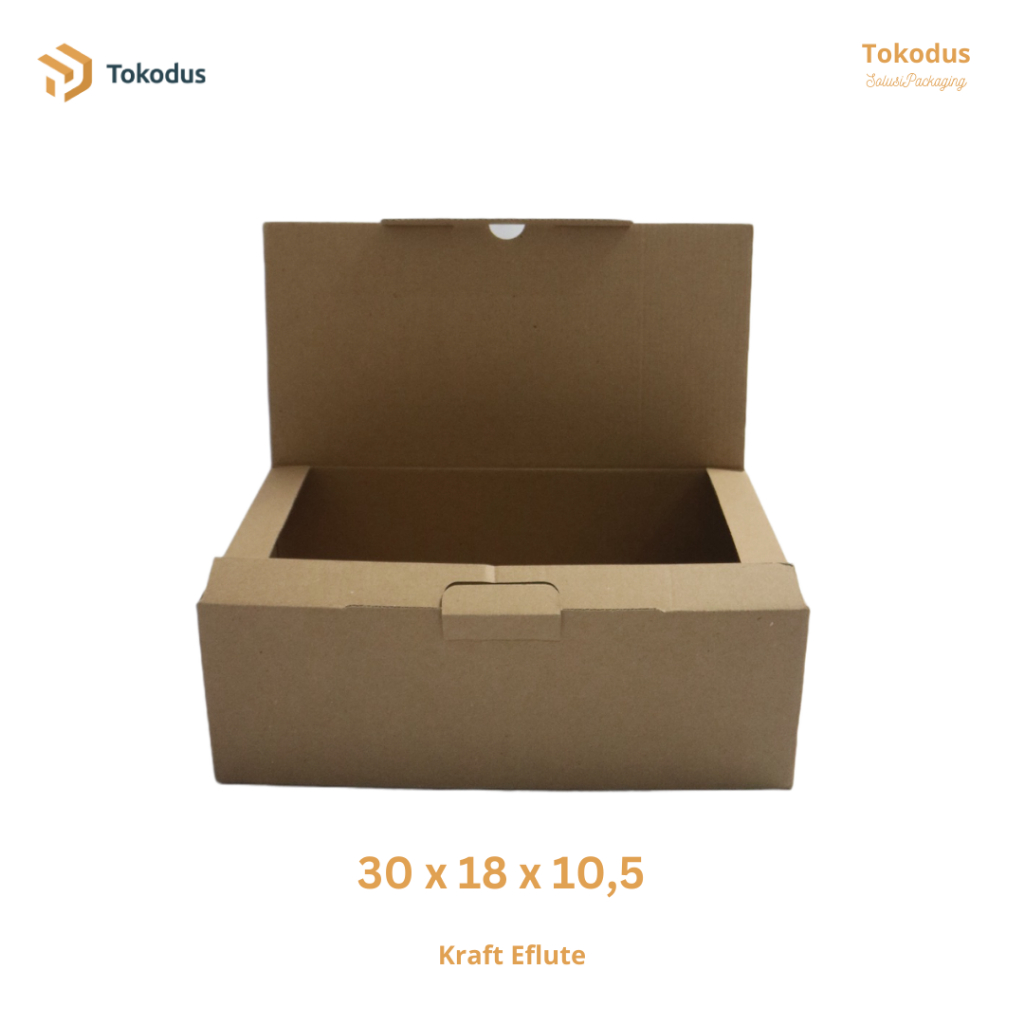 Jual Dus Sepatu Kardus Packing ukuran 30 x 18 x 10,5 bahan kraft ...