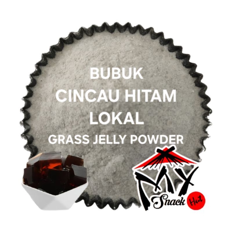 Jual GRASS JELLY LOKAL 100GR BLACK CINCAU HITAM POWDER BUBUK CAO JELI ...