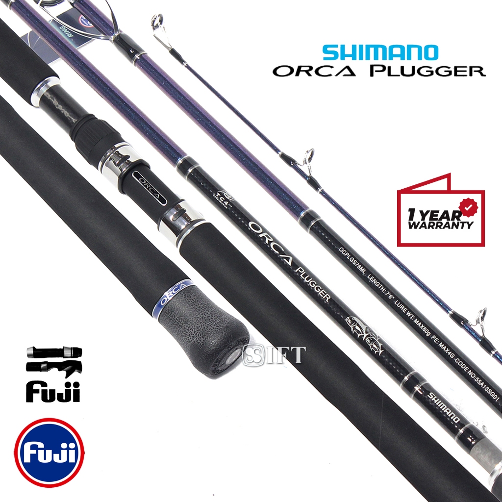 Jual Joran Shimano ORCA PLUGGER S74 76 ML/M Spinning Fuji Popping Original | Shopee Indonesia