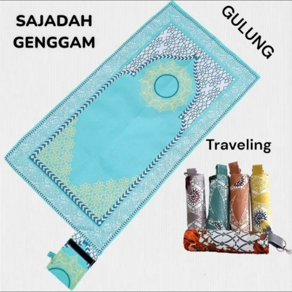 Jual NEW SEJADAH TRAVELLING MINI GENGGAM / SAJADAH TRAVEL LIPAT ...