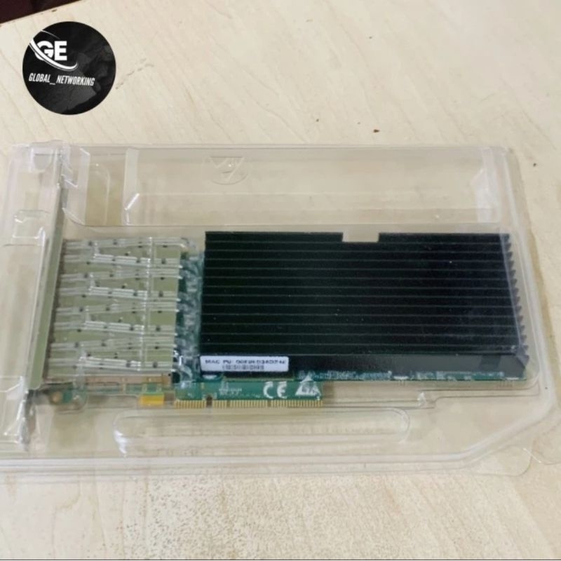 Jual Card SFP+ Intel x520 da4 Quad 4 Port SFP+ 10G Support Mikrotik x86 ...