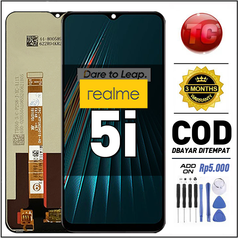 Jual LCD Realme 5i Original 100% Fullset Asli Ori Touchscreen ...