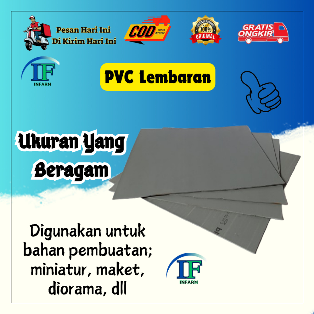 Jual Pipa Lembaran Pvc Lembaran Pipa Paralon Lembaran Ukuran Variasi ...