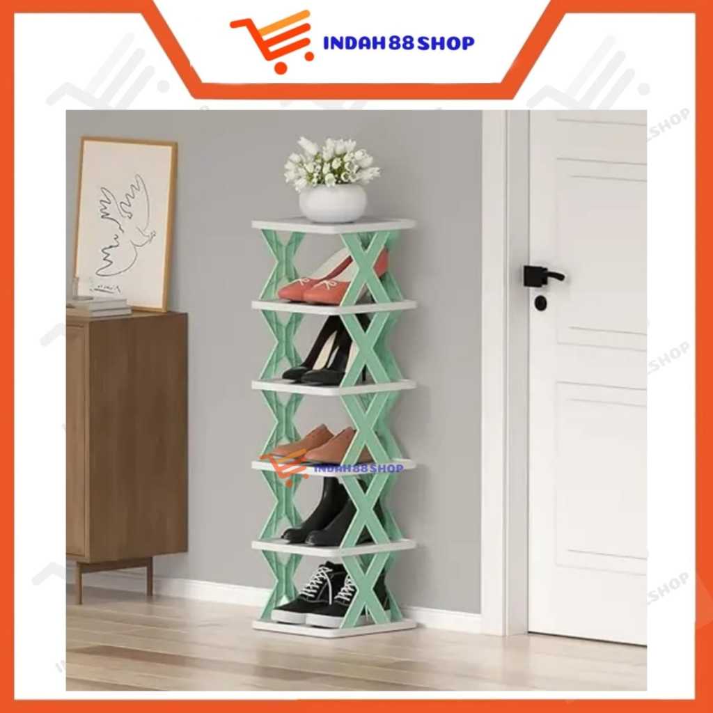 Jual Rak Sepatu X / Rak Sendal Serbaguna Minimalis | Shopee Indonesia