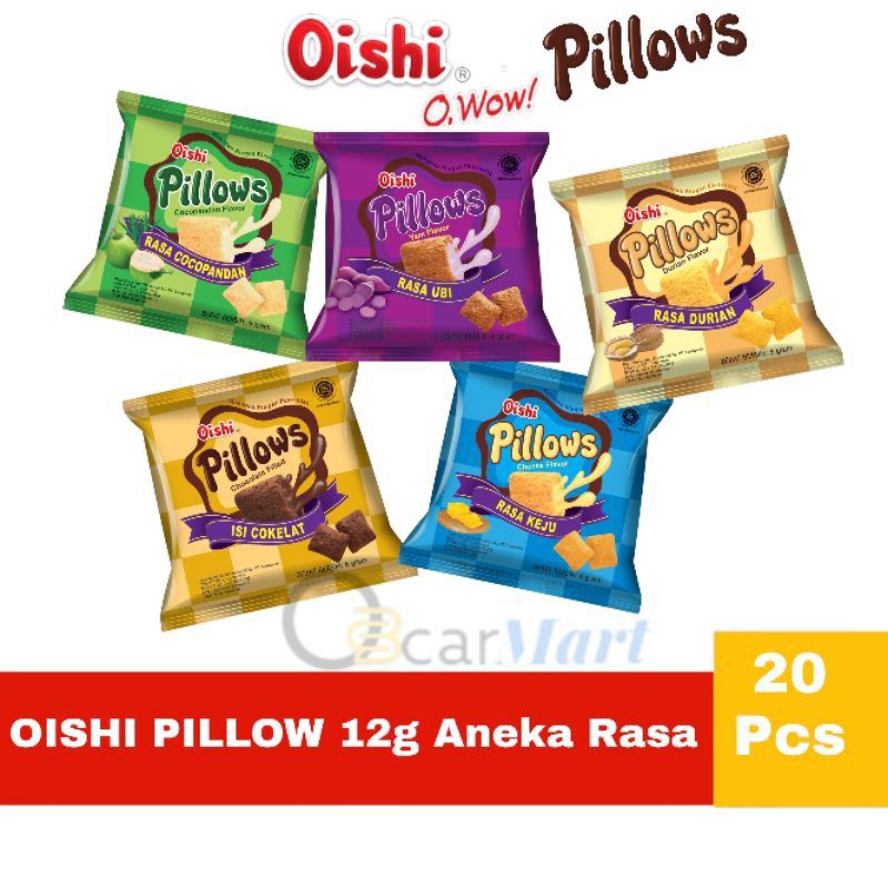 Jual OISHI PILLOWS 1 Pack isi 20 rasa ubi eceran 1000 / 500 | Shopee ...