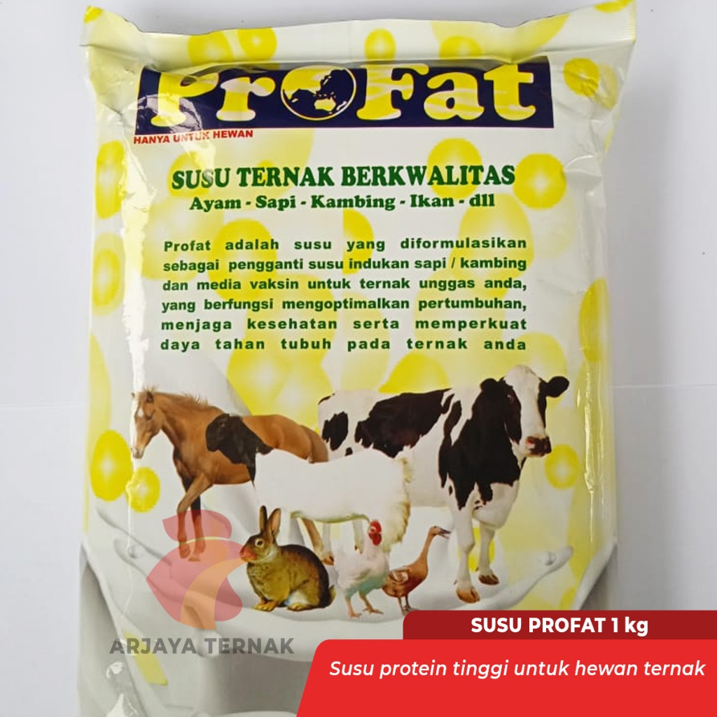Jual Susu PRO FAT profat 1 KG susu alamai pengganti susu indukan hewan ...