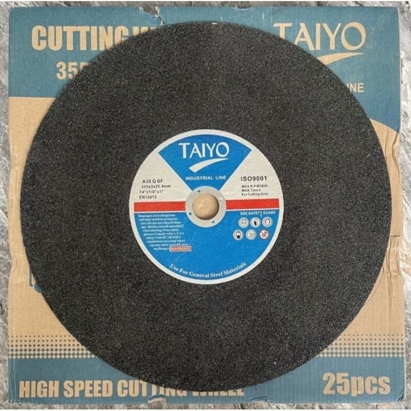 Jual Batu Gerinda Potong TAIYO 14" Inch Cutting Wheel 14" Inch TAIYO ...