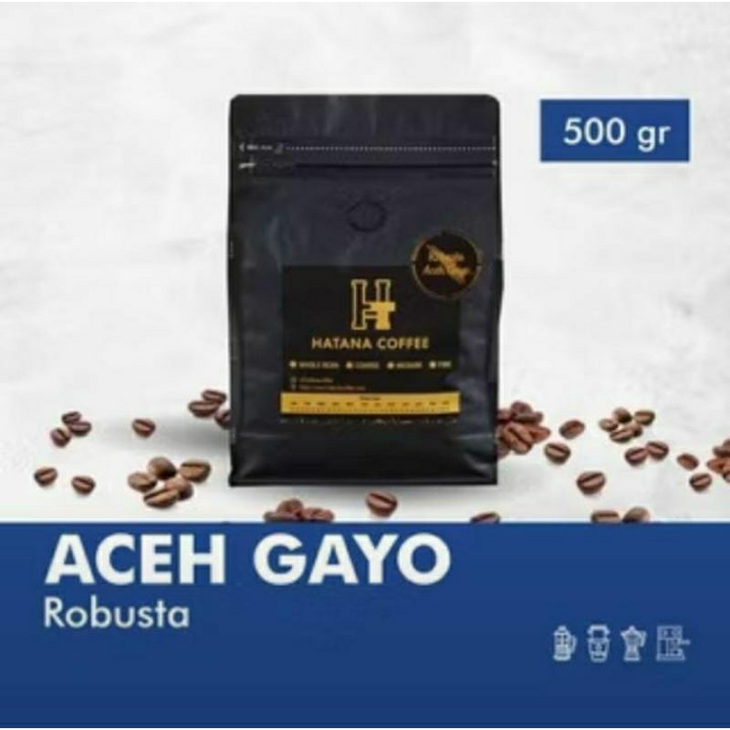 Jual KOPI ROBUSTA ACEH GAYO | FRESH ROASTED BEAN | 500 GR | Shopee ...