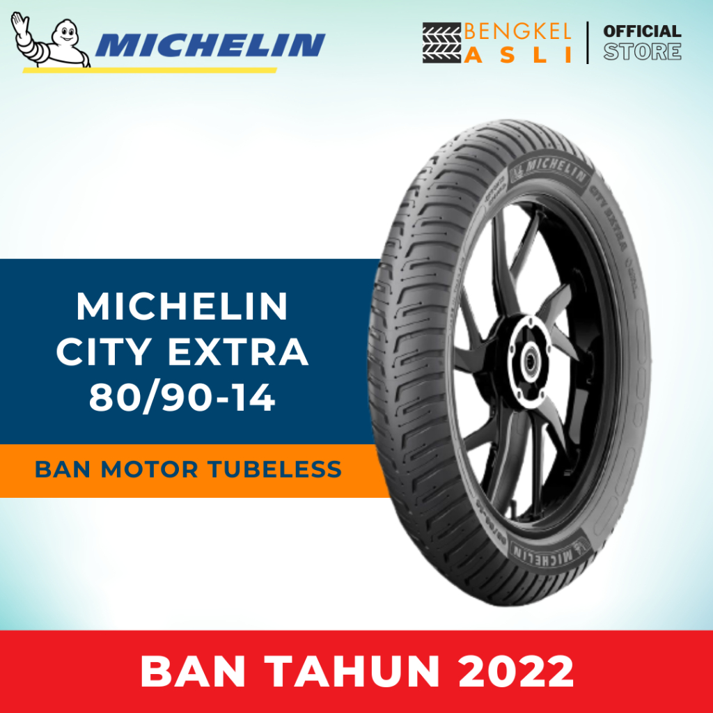 Jual (PROMO BAN TAHUN 2022) Ban Motor MICHELIN CITY EXTRA Ring 14 80/90 ...