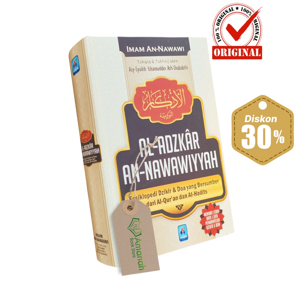 Jual Buku Al-Adzkar Imam An Nawawi Ensiklopedi Dzikir dan Doa - Pustaka Arafah | Shopee Indonesia
