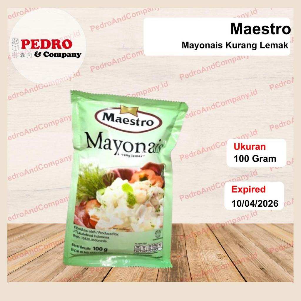 Jual Maestro mayonais 100 gram - refill kurang lemak mayo mayonaise ...
