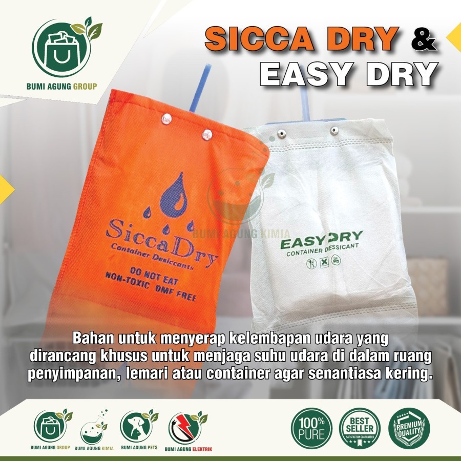 Jual silica gel untuk lemari / container / gudang / Kontainer sicca dry ...