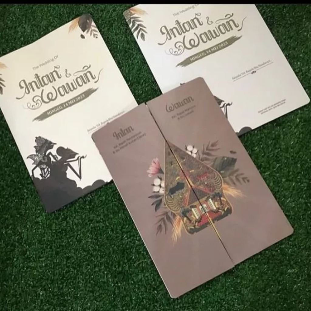 Jual CETAK UNDANGAN PERNIKAHAN BLANKO JAVA ETNIC SIMPLE ELEGAN ...