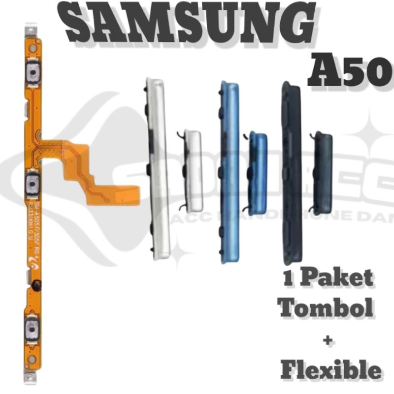 Jual Tombol Set SAMSUNG A50 Original 100% Flexible On Of + Volume | Shopee Indonesia