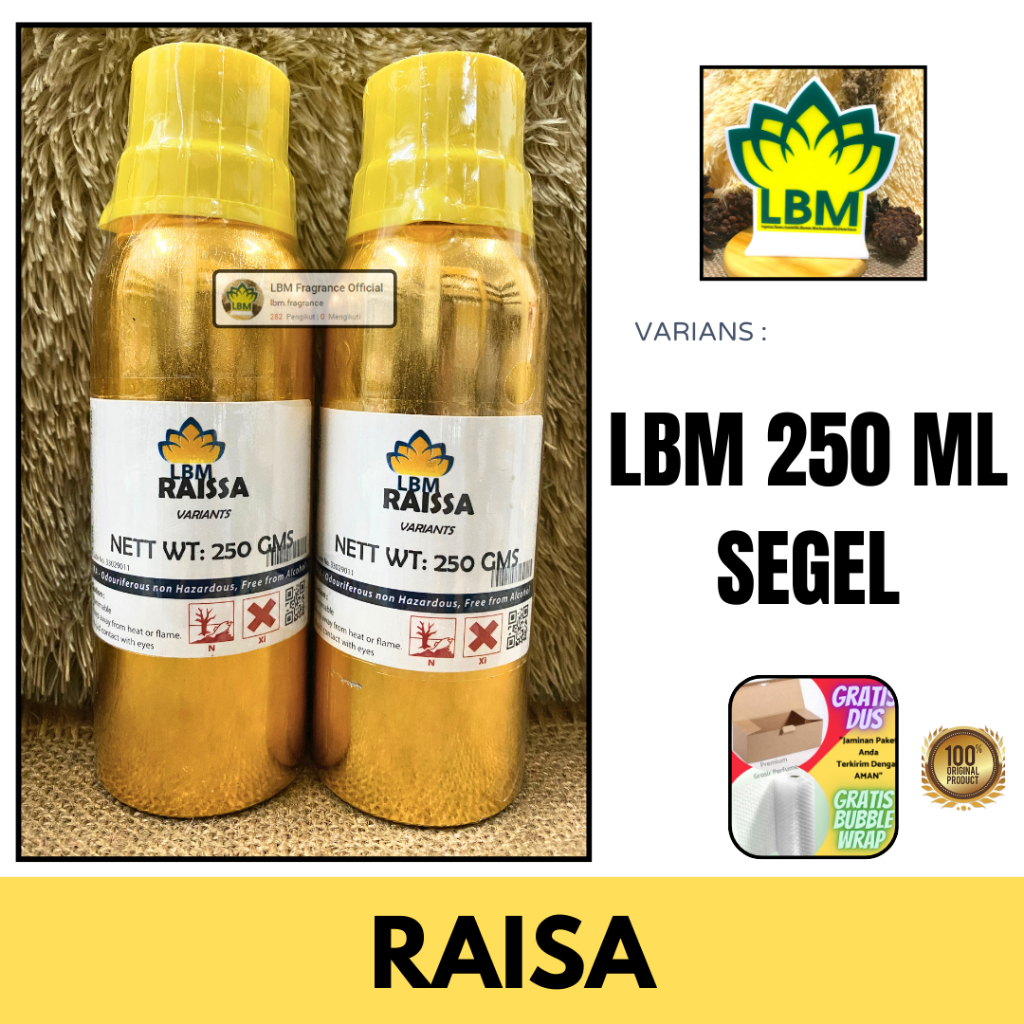 Jual Bibit Parfum RAISA ( 250 ML Segel Alumunium Pabrik ) LBM Fragrance ...