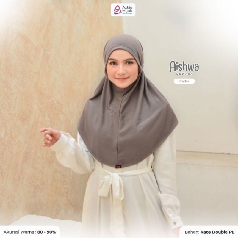 Jual Azkia Hijab - Hijab Aishwa Size XS Kaos PE I Hijab Daily Non Pad Bahan Kaos I Hijab Instan ...