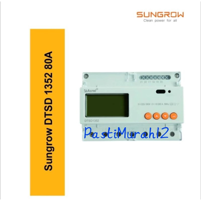 Jual SMART ENERGY METER DTSD1352 80A - SUNGROW ENERGY ONLINE MONITOR ...