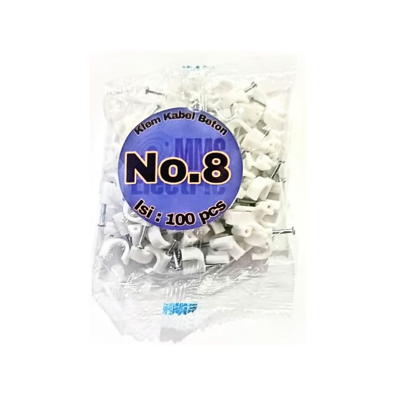 Jual Klem Kabel Klem Listrik Plastik 8 Mm isi 100pcs. | Shopee Indonesia