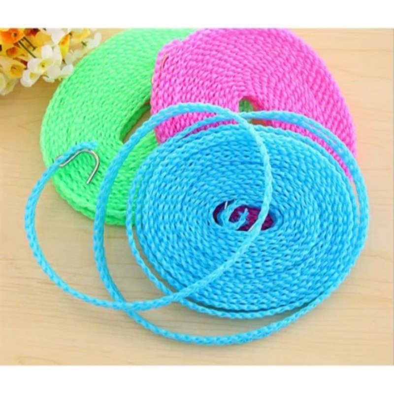 Jual Tali Jemuran Panjang 5 Meter anti putus / Clothes Line Laundry ...