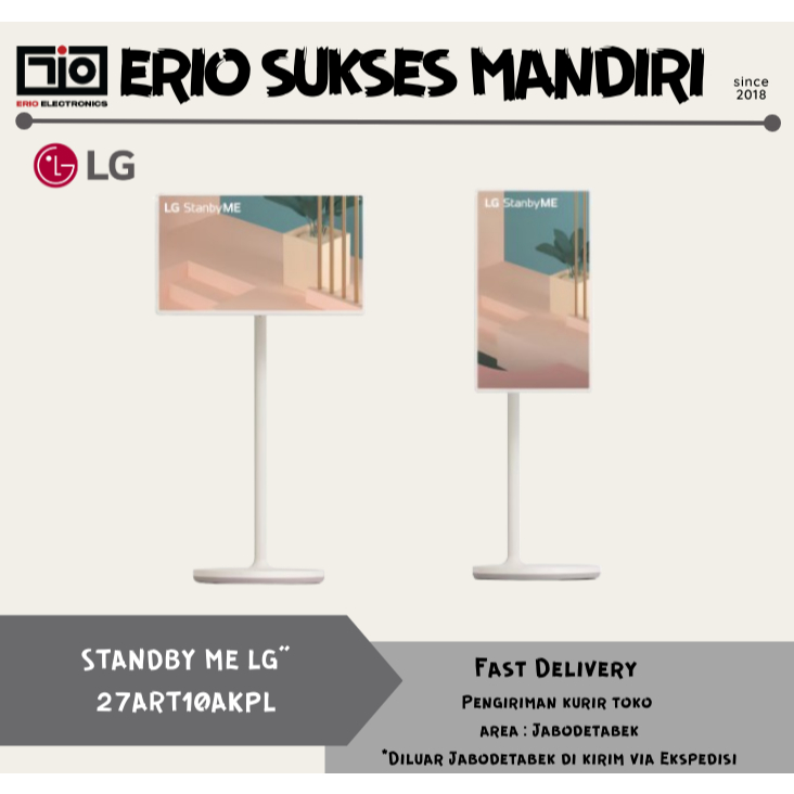 Jual LG 27ART10AKPL StanbyME Full HD Smart TV Touch Screen 27 Inch LG StandbyME | Shopee Indonesia
