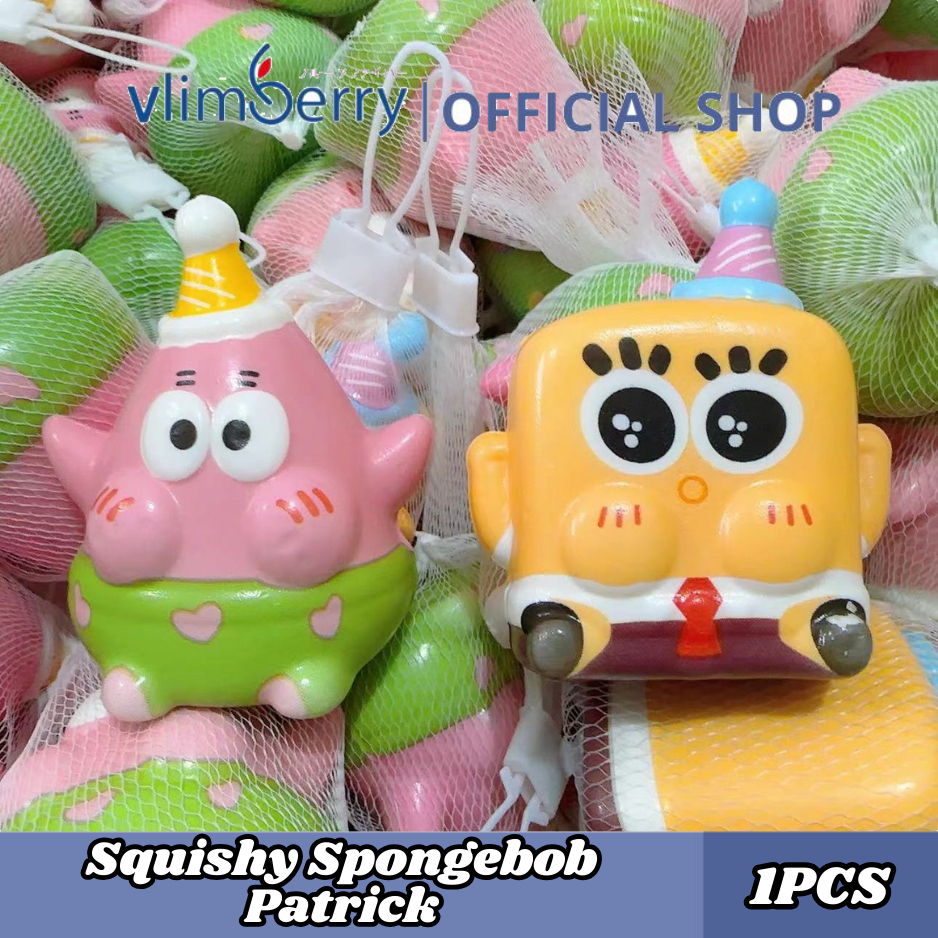 Jual Mainan Squishy Model Karakter Spongebob Patrick Aneka Squishy ...