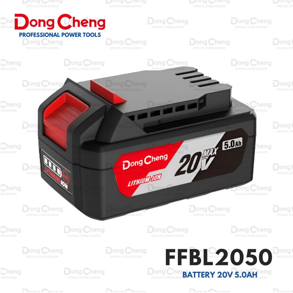 Jual Dongcheng FFBL 2050 Battery / Baterai Untuk Powertools Cordless Dongcheng 20V 5.0 Ah ...