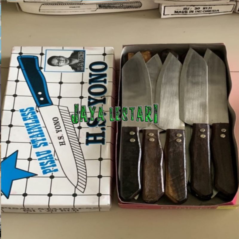 Jual pisau dapur isi 20 pcs - pisau murah -pisau anti karat - pisau ...