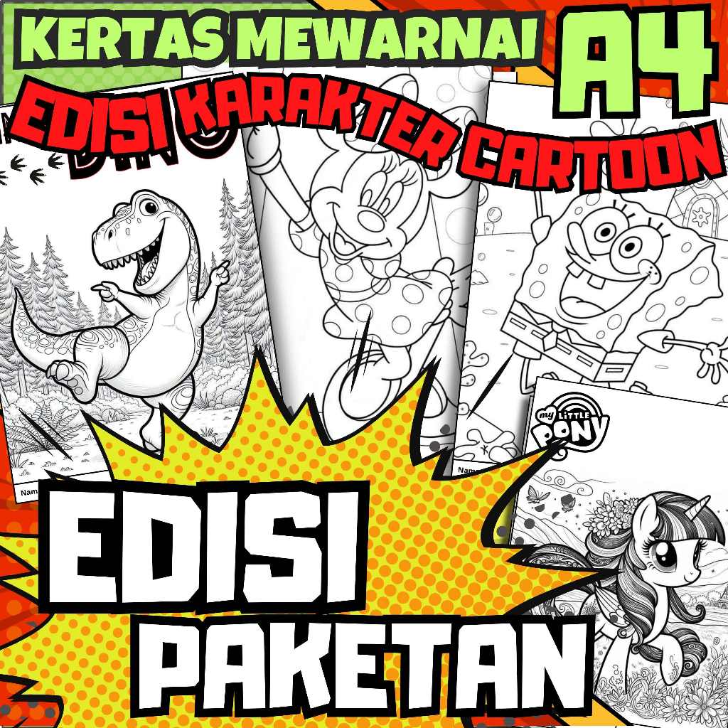 Jual MEDIA BELAJAR MELUKIS DAN MEWARNAI - KERTAS KREATIFITAS MEWARNAI ...