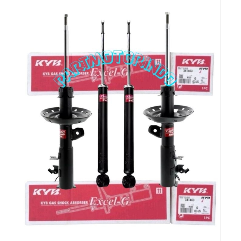 Jual shockbreaker shock absorber kayaba Honda city depan belakang Merk KYB EXCEL- G Made in ...