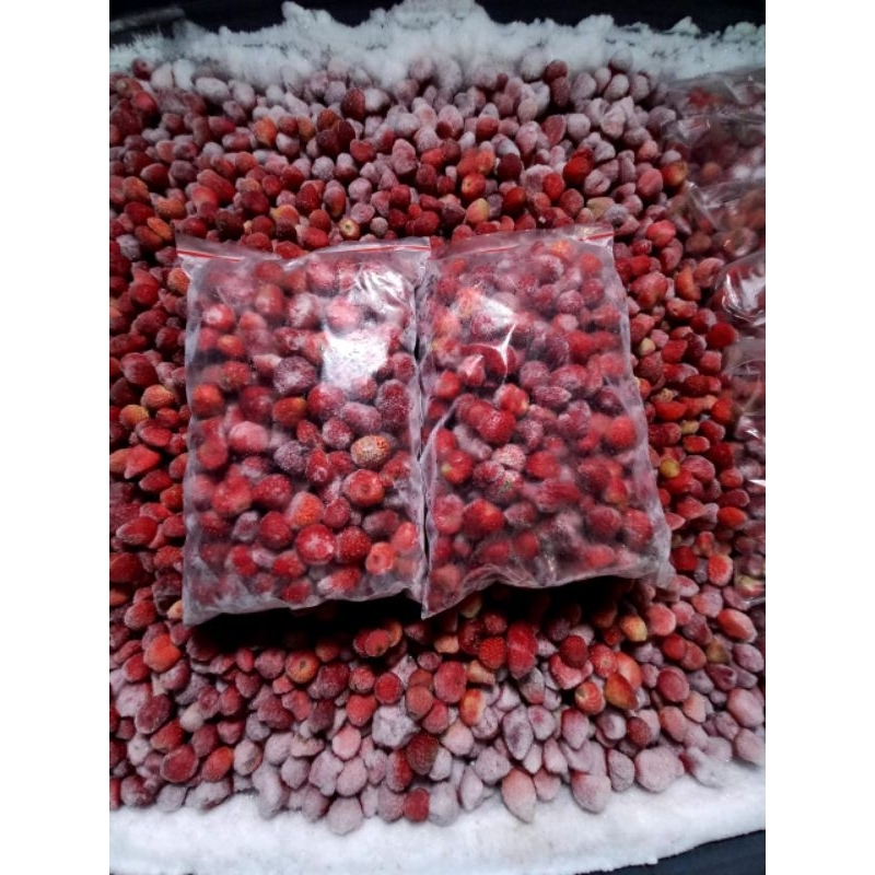 Jual Strawberry frozen 1kg | Shopee Indonesia
